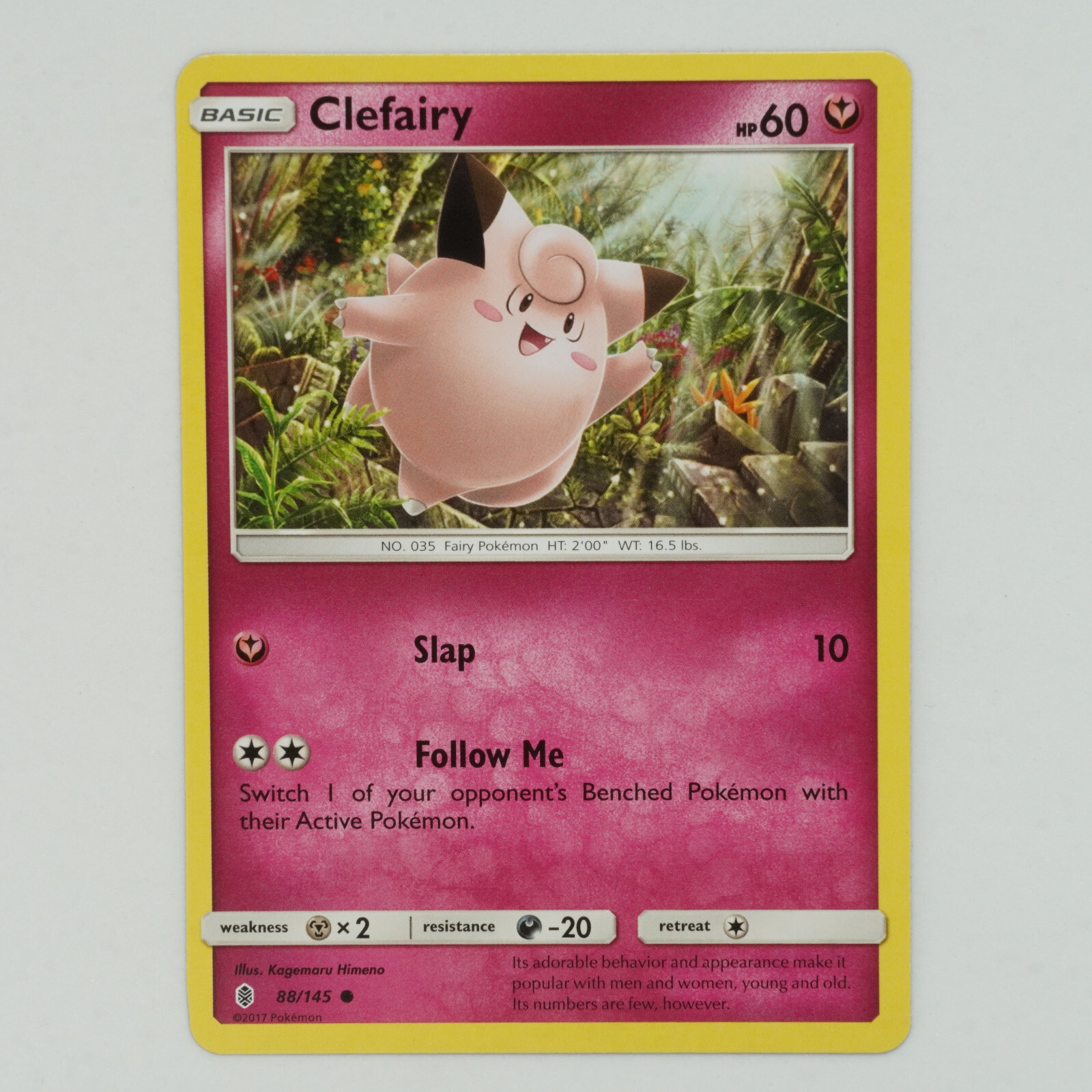 Clefairy 88/145 Common Sun & Moon: Guardians Rising Pokemon Card | eBay