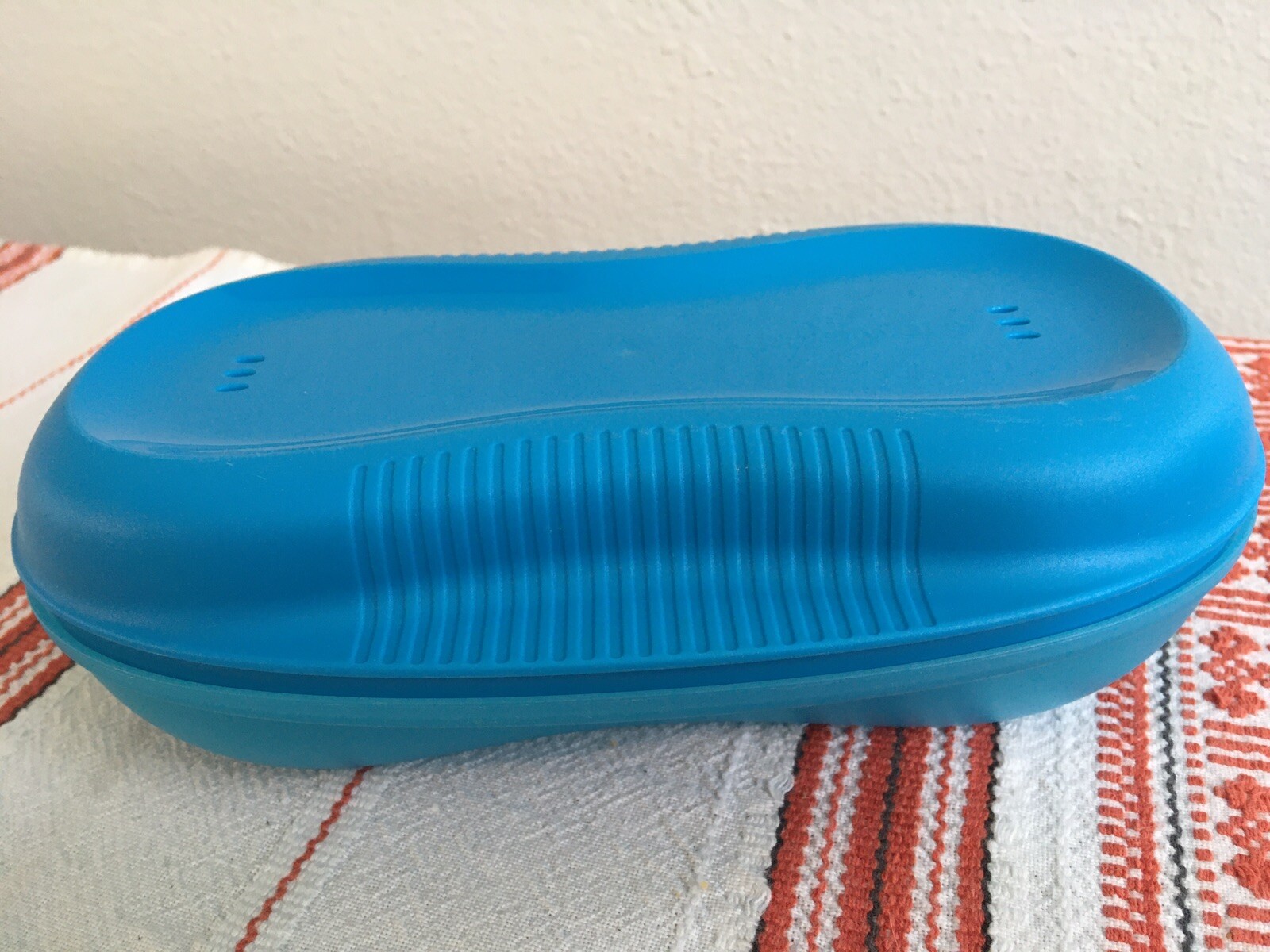 6996A ~7352A TUPPERWARE SMALL Blue MICROWAVE BREAKFAST MAKER ~ EGG ...