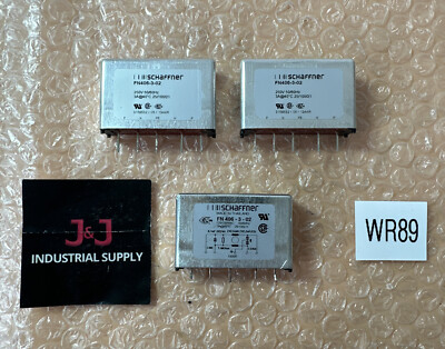 (3) NEW- Schaffner FN 406-3-02 Power Line Filter Module || FAST SHIPPED 🇺🇸 | eBay