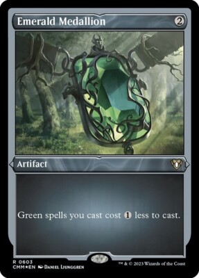 Emerald Medallion ETCHED FOIL #603 | CMM Commander Masters | MTG | eBay