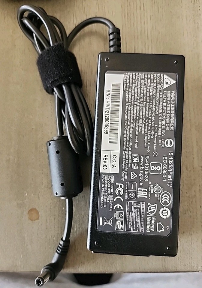 OEM Delta DPS-65VB Black LPS 12V 5.417A Charger Power Supply (no power ...