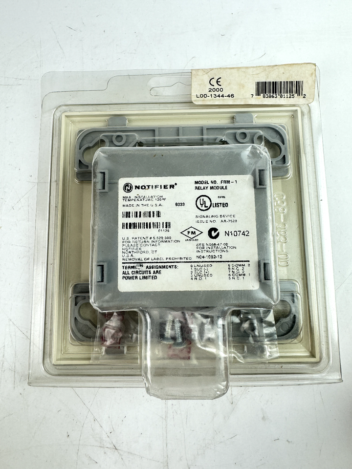 Notifier FRM-1 Addressable Relay Module Fire Safety Fire Alarm *NEW ...