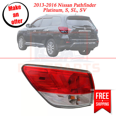 Tail Light halogen left side for 2013-2016 Nissan Pathfinder Platinum ...