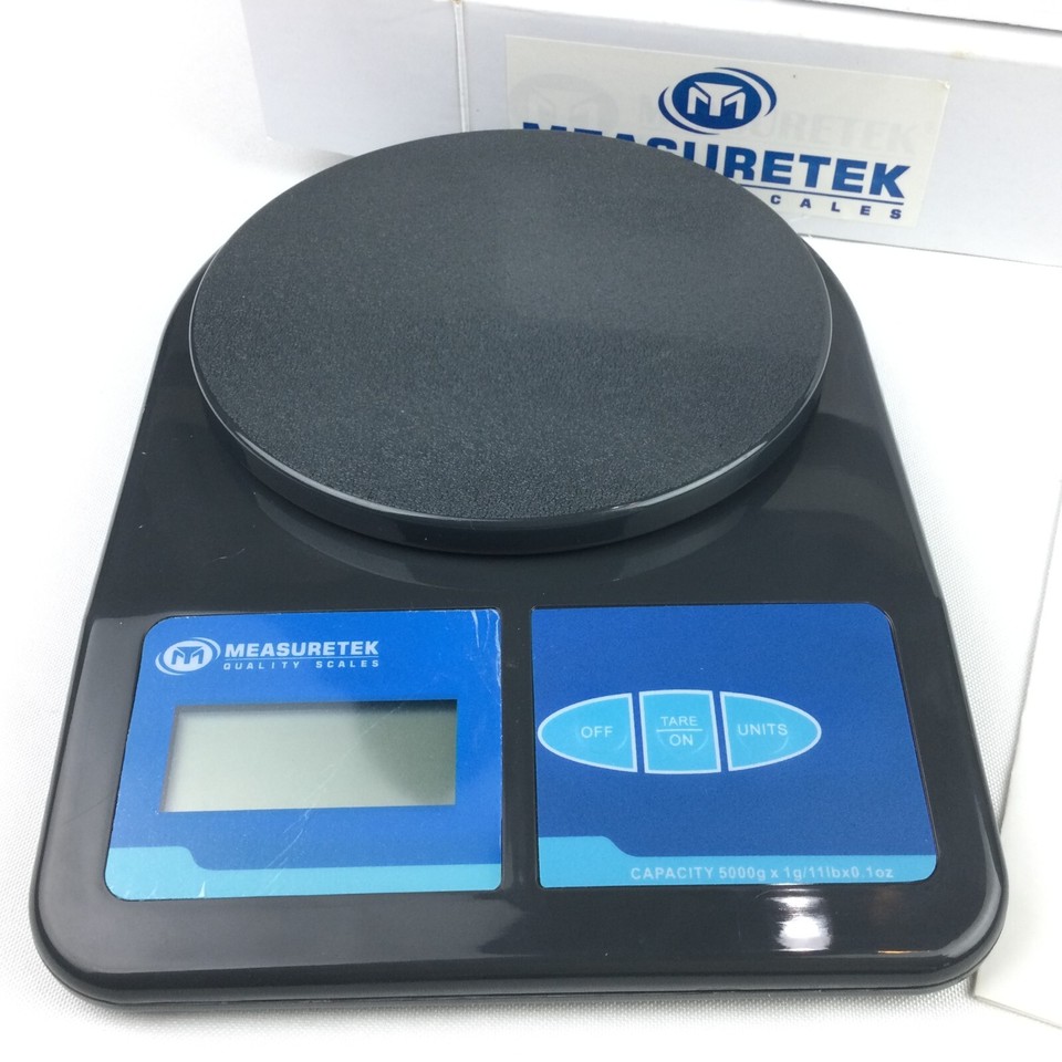 Measuretek Scale Postal Shipping 11 lb / 5000 g Capacity Round Platform ...