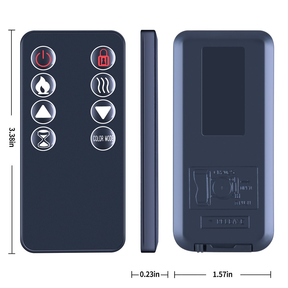 Remote Control For Various Brand Recessed Wall Mounted Electric ...