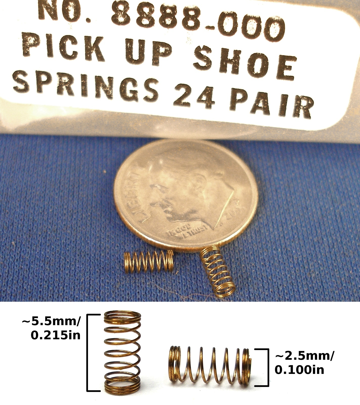 96PR. Aurora TALL HO Slot Car Pick Up Shoe Springs 8888 | eBay