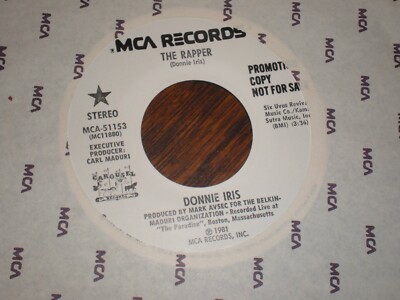 Donnie Iris 45The Rapper PROMO MCA | eBay UK