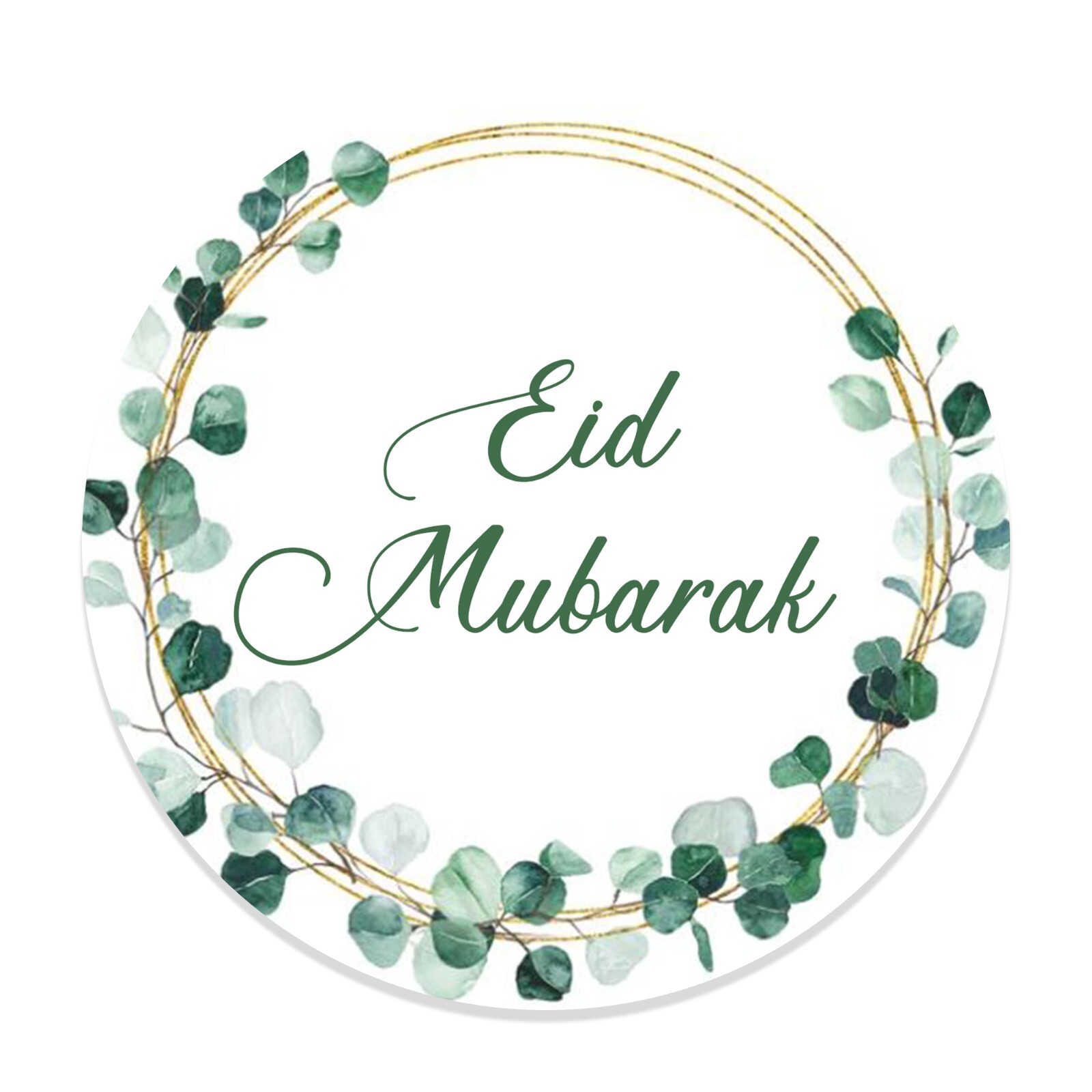 50 / 100 Eid Mubarak Stickers Ramadan Celebration Eid Al-Fitr Islamic ...