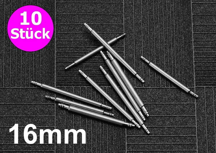 10 x Federstege Edelstahl Federstifte Uhrenstifte Uhrenarmband ...