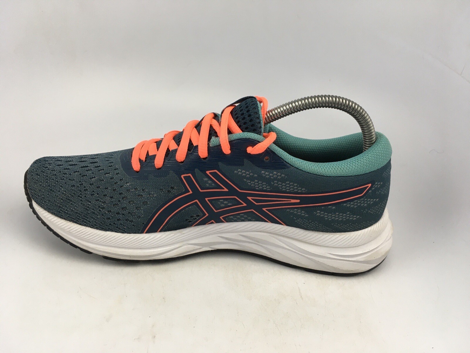 ASICS Women's GEL-Excite 7 Running Shoes 1012A562 Blue/ Sunrise Red Sz ...