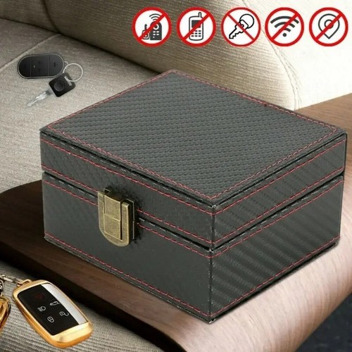 NEW Car Key Keyless Signal Blocker Box Faraday Box Anti Theft Call RFID ...