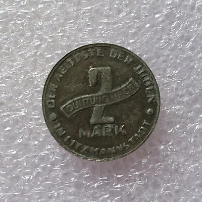 GERMAN WW2 - Ghetto Coin --- 1943 - - 2 Mark | eBay