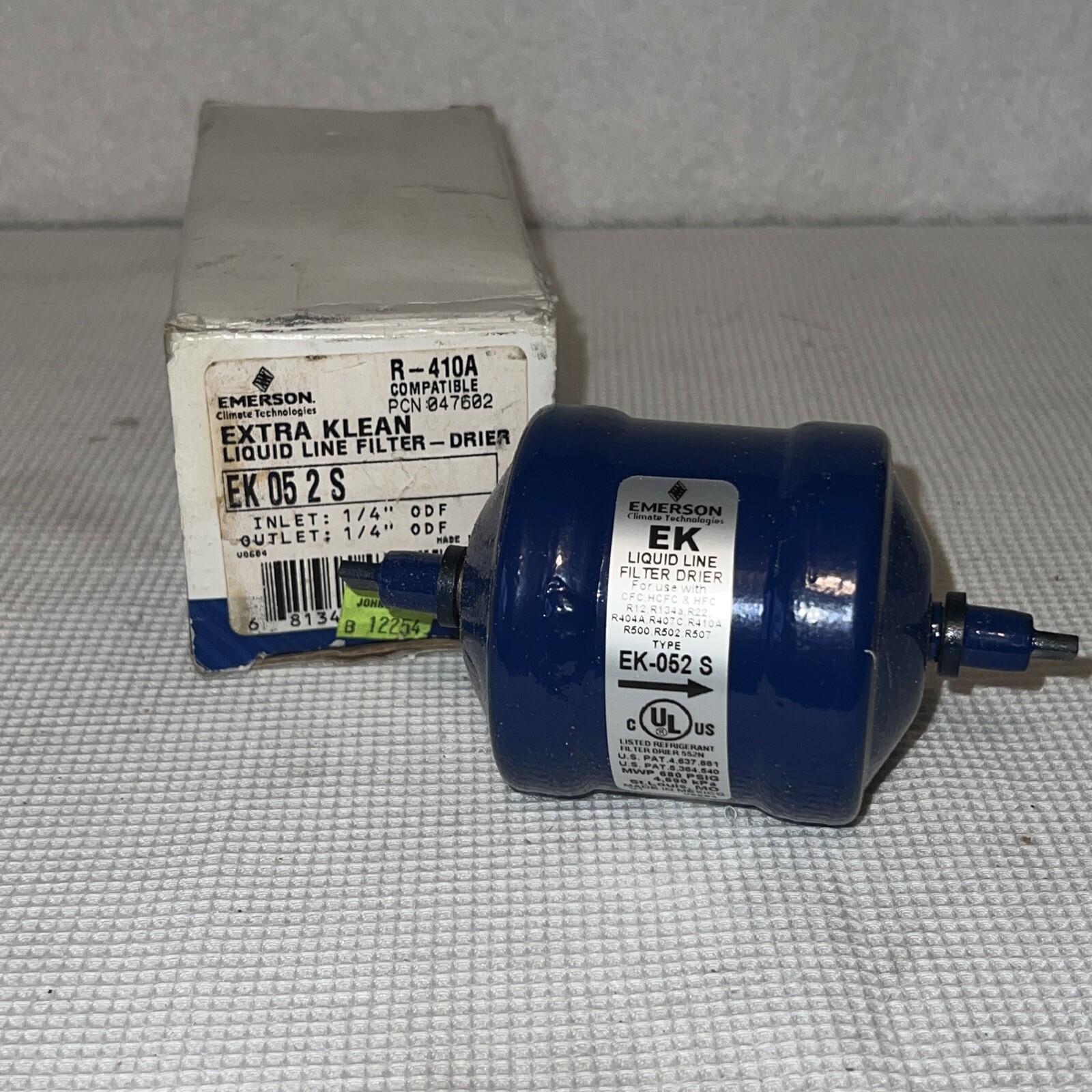 Emerson Ek-052 S Liquid Line Filter Drier 047602 for sale online | eBay