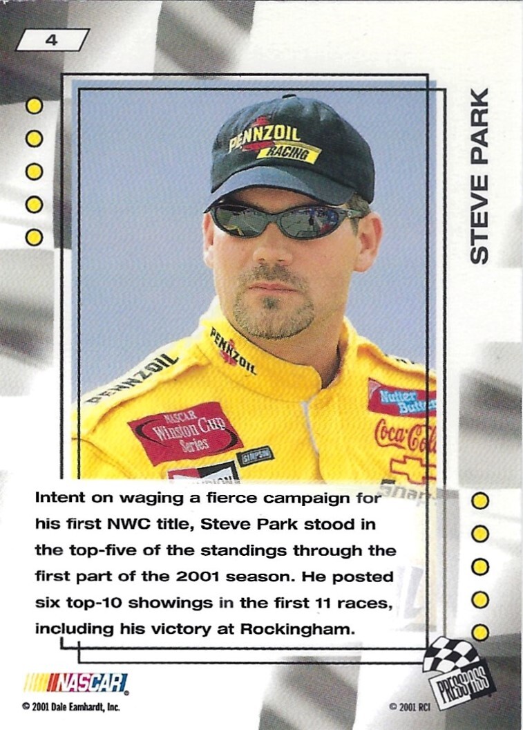 2001 Press Pass VIP NASCAR Auto Racing Trading Cards - Your Choice | eBay