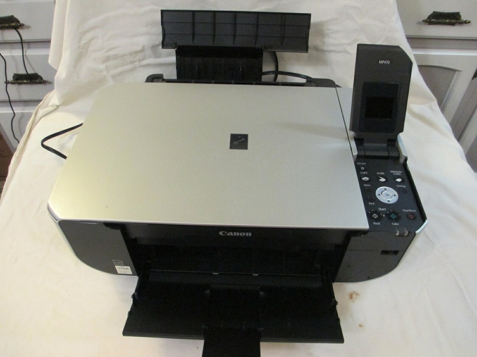 AS IS - Canon PIXMA MP470 All-in-One Printer FOR PARTS OR REPAIR ~ NO ...
