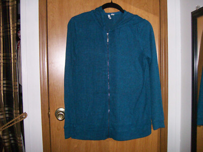 women's jipper front with hood jacket by Active size small | eBay