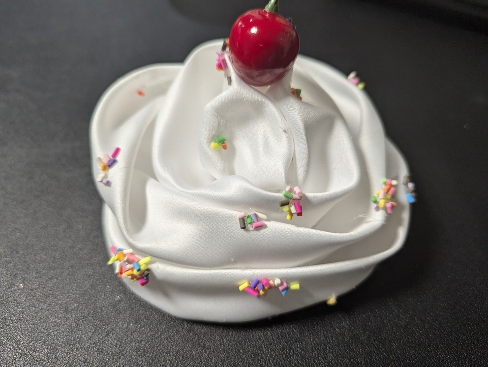 New Headpiece Costume Whip Cream Sprinkles And Cherry 🍒 Ice Cream clip ...