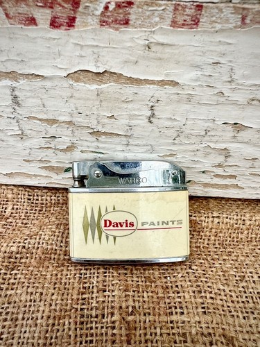 Vintage Warco Automatic Lighter No. 16 "Davis Paints" | eBay