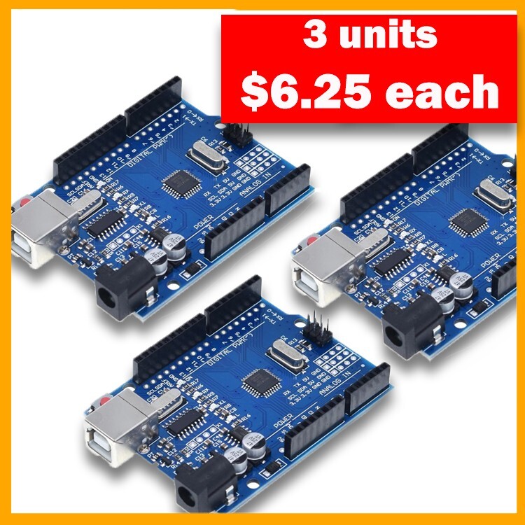 The Arduino Uno Board Which Uses Microcontroller Atmega328 Onboard