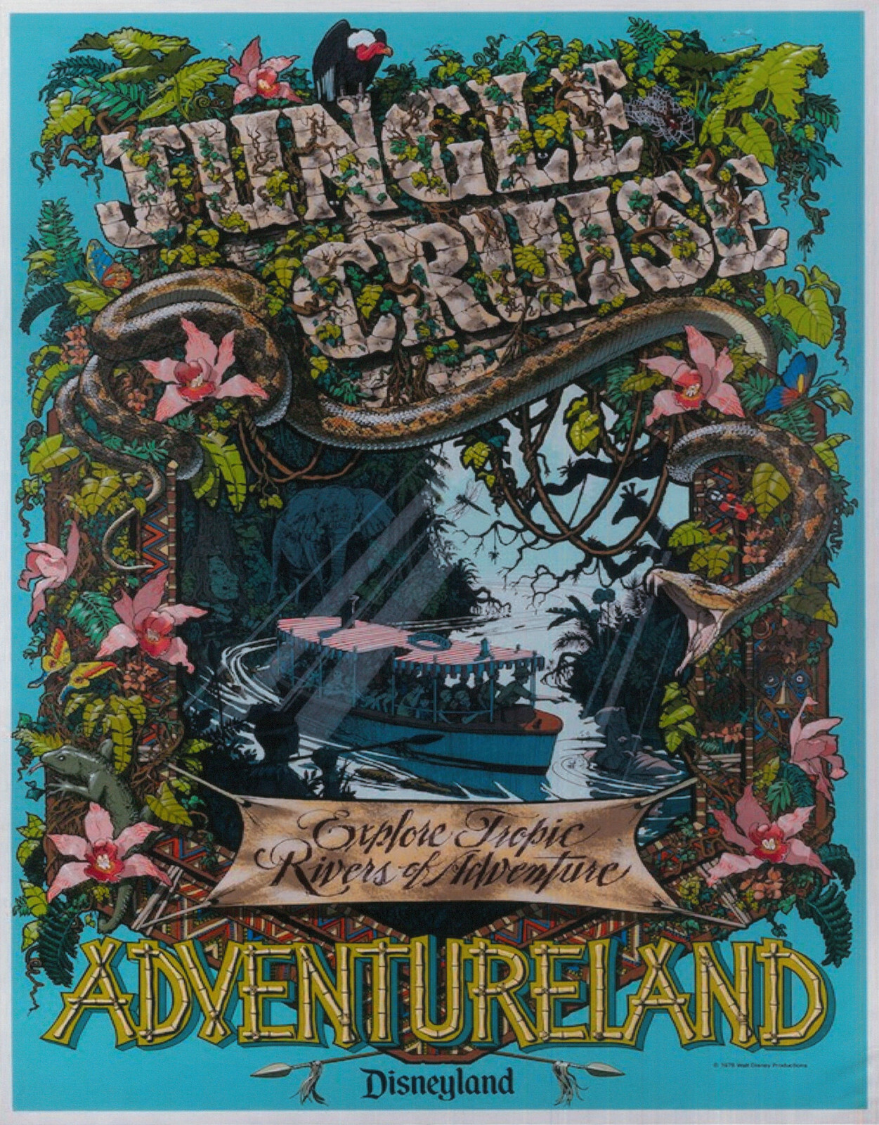 Adventureland Disneyland Poster