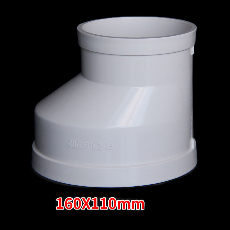 PVC Straight Eccentric Reducer Connector Water Pipe Adapter Fish Tank ...