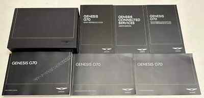 2020 GENESIS G70 OWNERS MANUAL DESIGN DYNAMIC ADVANCE ELITE SPORT ...