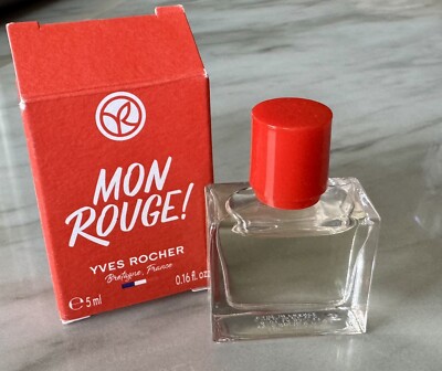Mini Yves Rocher MON ROUGE! Eau De Parfum Travel Size 0.16 fl oz | eBay