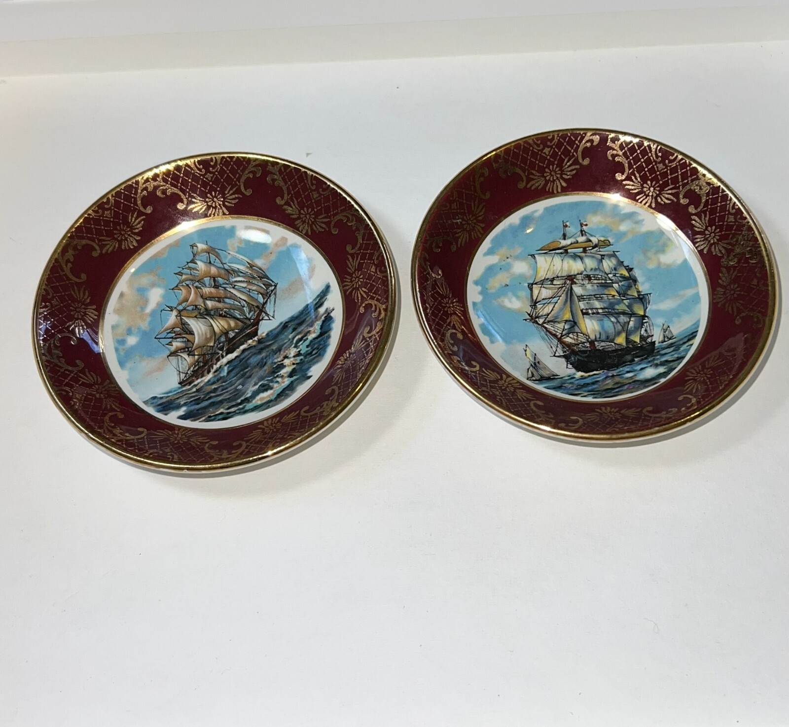 2 Royal Falcon Ware Durability Hanley England Trinket Tray Mini Plates ...