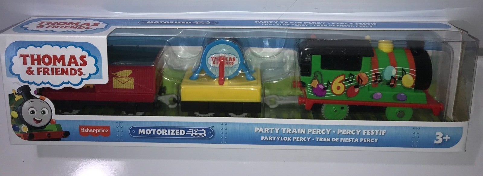 Thomas & Friends Party Train Percy Motorized Train Set Fisher Price New ...