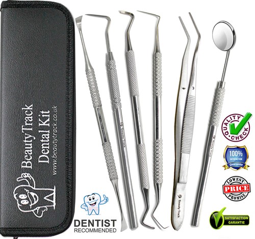 DENTAL TEETH CLEANING KIT MULTI FLOSS PLAQUE REMOVER CARE TOOTH SCRAPER ...