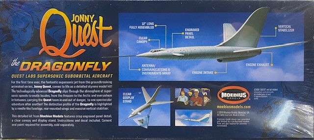 Jonny Quest "The Dragonfly " Quest Labs Supersonic Suborbital Aircraft ...