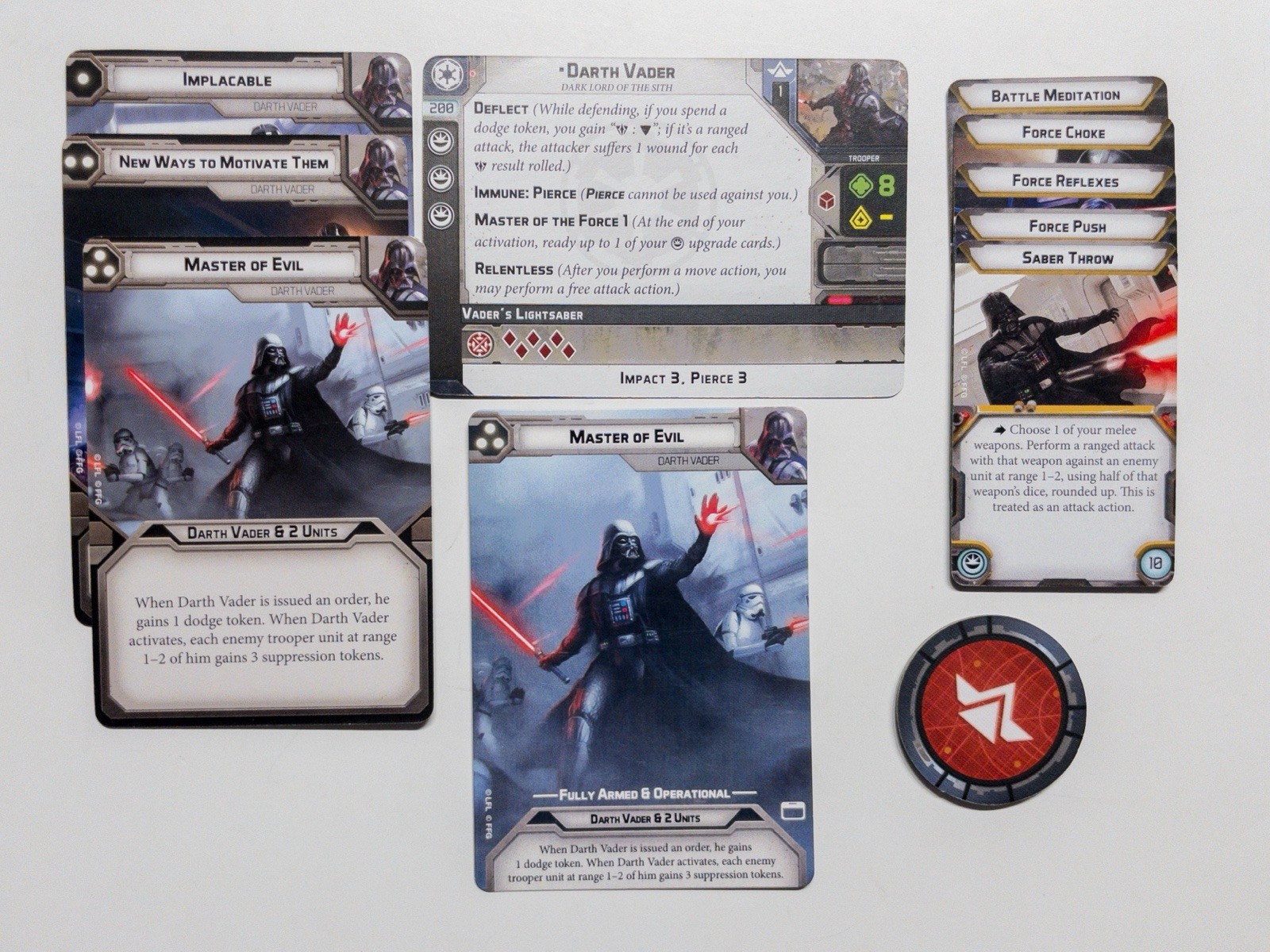 Star Wars Legion: Core Set Commander Darth Vader, Dark Lord of the Sith ...