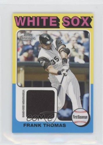 2011 Topps Lineage - Frank Thomas #75R-FT Mini 1975 Design Relics (MEM ...