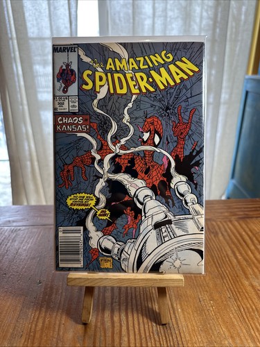 THE AMAZING SPIDER-MAN #302 FN McFarlane JULY 1988 NEWSSTAND EDITION | eBay