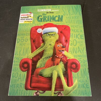 Dr. Seuss' The Grinch (DVD, 2018) Slipcover New Ships Free 25192367977 ...