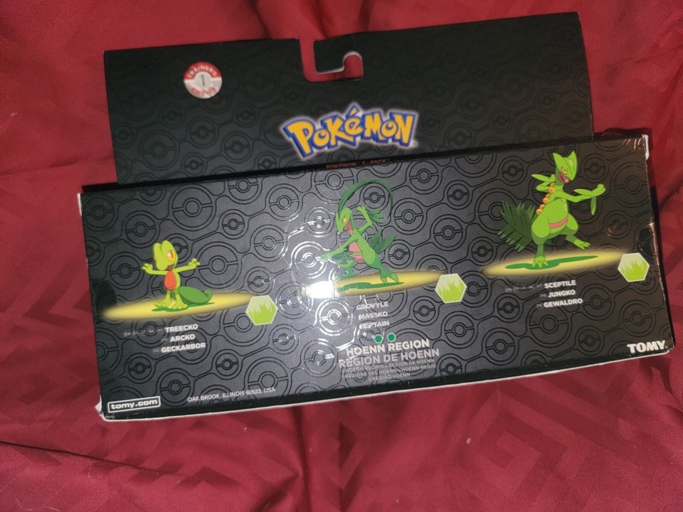 TOMY Nintendo Pokemon Trainer's Choice Mini Figures Treecko, Grovyle ...