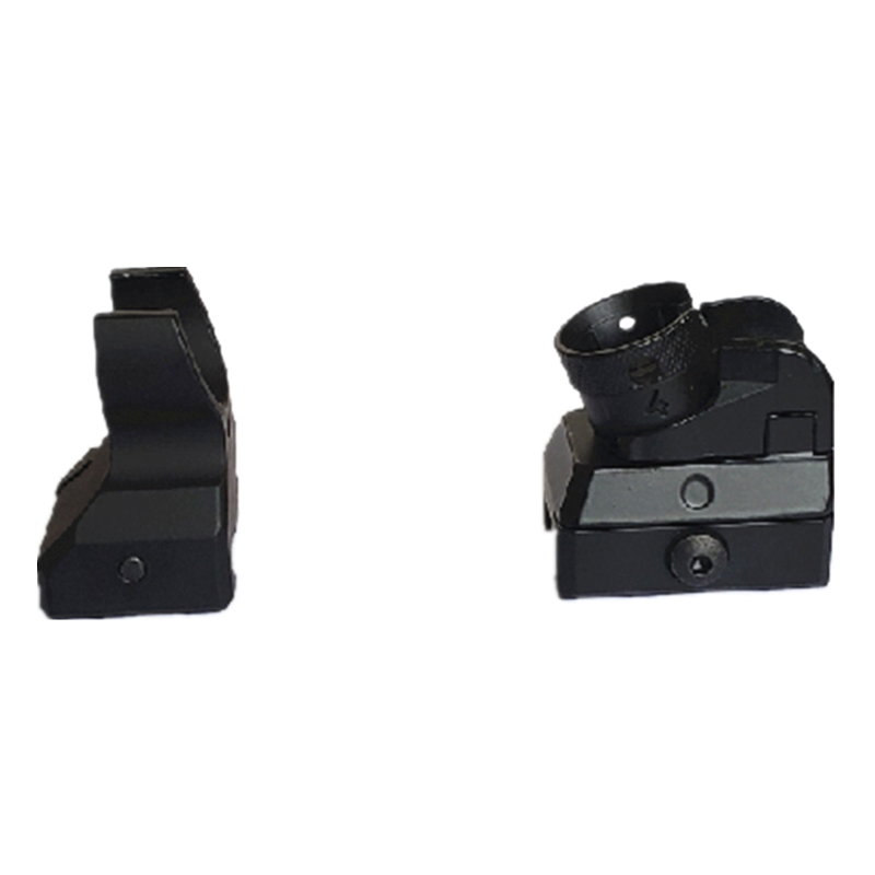 Tactical Metal Low Profile Front & Rear Sight Set Picatinny Diopter ...