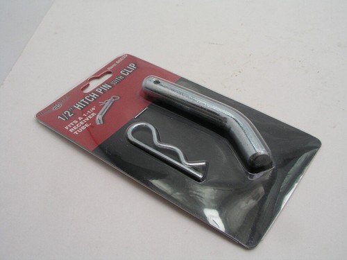 1/2" Trailer Hitch Ball Mount Pin and Retaining Clip | eBay