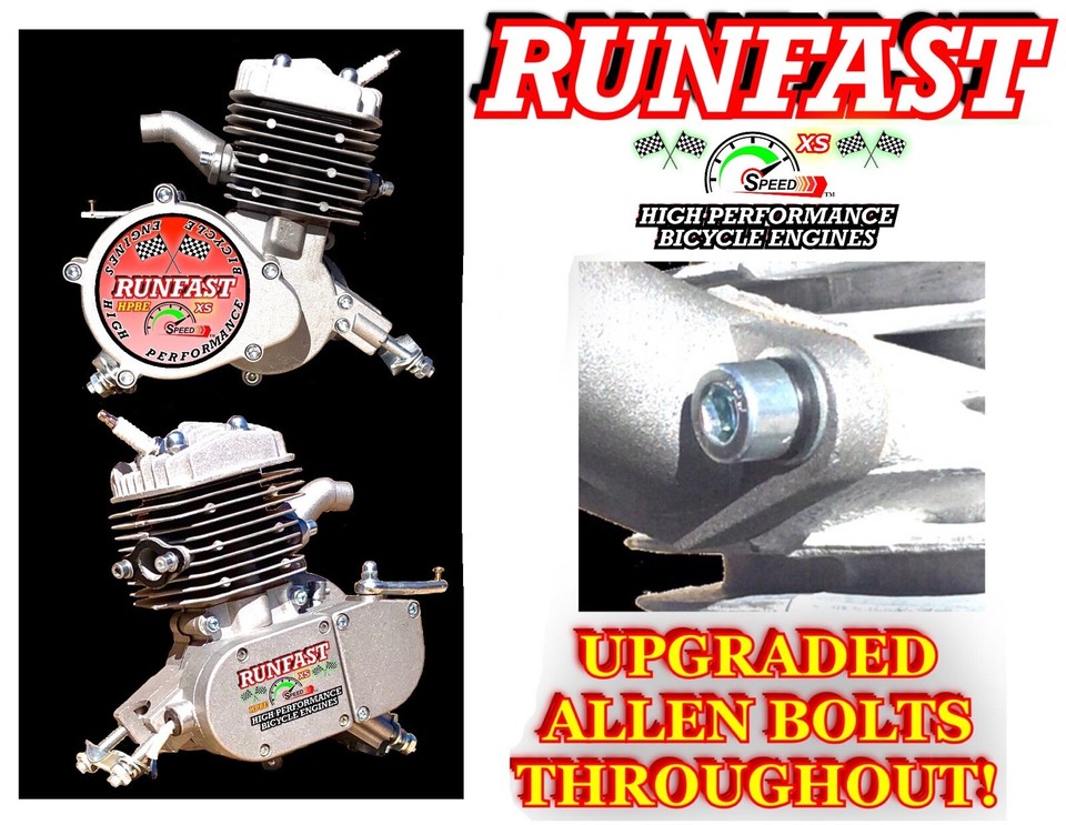 PK80 80cc 2 Stroke Motorized Motorized Bicycle Bike Cycle Gas Engine ...