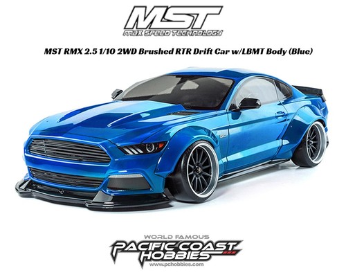 MST RMX 2.5 1/10 2WD Brushed RTR Drift Car w/LBMT Body (Blue) MXS ...