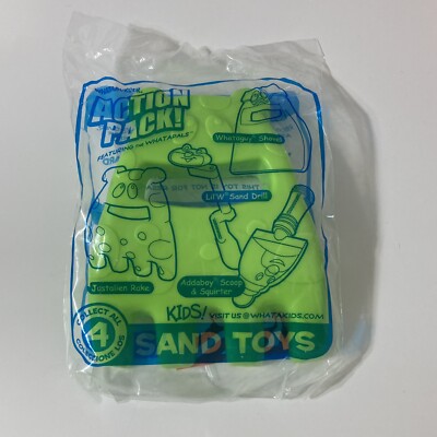 Whataburger Action Pack Sand Toys Justalien Rake Scoop Kid’s Meal Toy ...