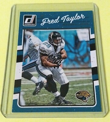 2016 Donruss #141 Fred Taylor Card NFL Jacksonville Jaguars Running ...