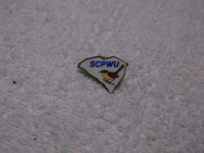 South Carolina PWU American Postal Workers Union Lapel Hat Pin State ...