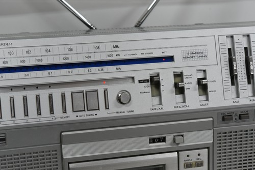 JVC RC-M80RH BOOMBOX GHETTOBLASTER Portable Stereo - Phone Input - RC ...