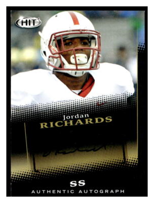 Jordan Richards 2015 SAGE HIT A108 AU Autographs Black Auto | eBay