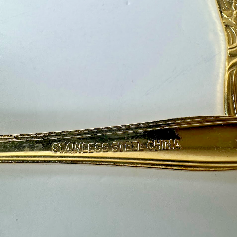 28 Piece Gold Silverware Set - Stainless Steel Gold Flatware China | eBay