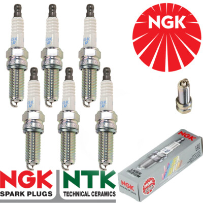 NGK Laser Iridium Spark Plug - Stk No: 1422 - Part No: ILKR8E6 - x6 ...