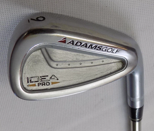 Adams Idea Pro Forged 9 Iron Black Gold Regular Flex Steel Shaft | eBay UK