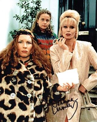 Joanna LUMLEY SIGNED 10x8 Photo 2 + Dealer COA Absolutely Fabulous | eBay