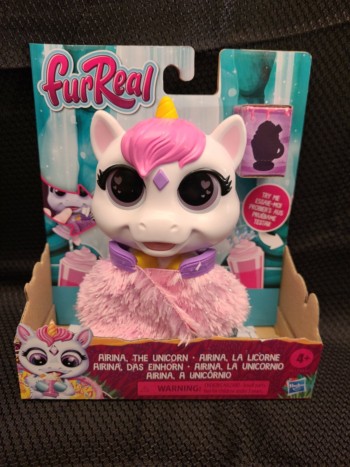 furReal Airina the Unicorn Color-Change Interactive Feeding Toy, Ages 4 ...